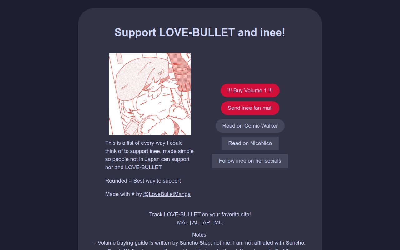 Support LOVE-BULLET!